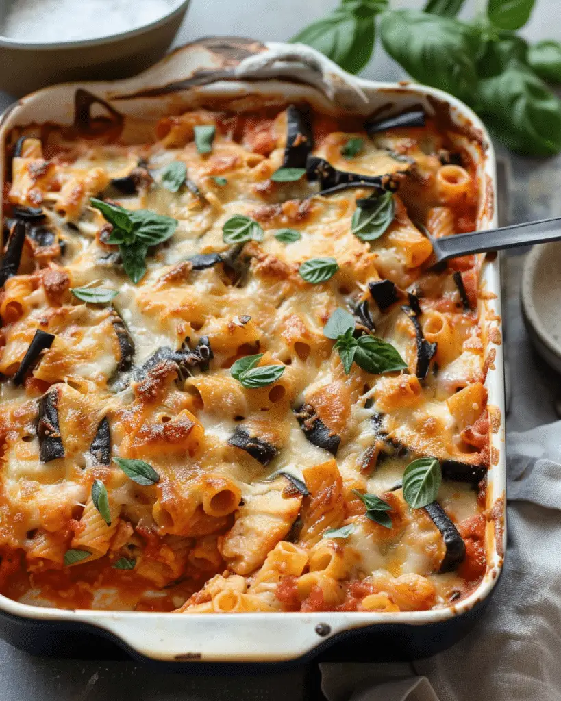 Eggplant Pasta Casserole - Cookibly